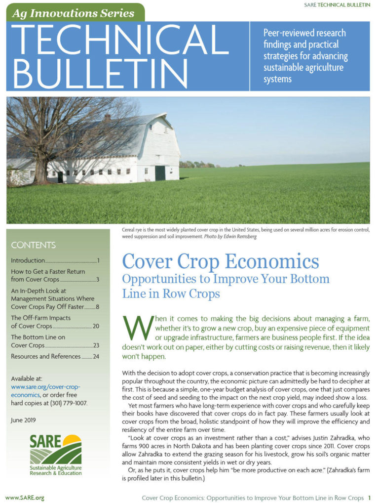 National Cover Crop Survey Reports - SARE