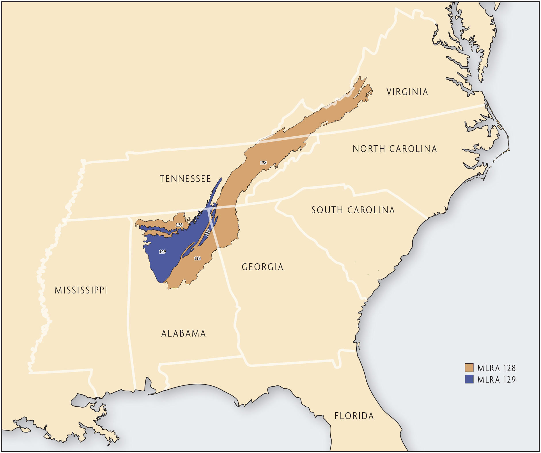 Map Of Mountains In Alabama