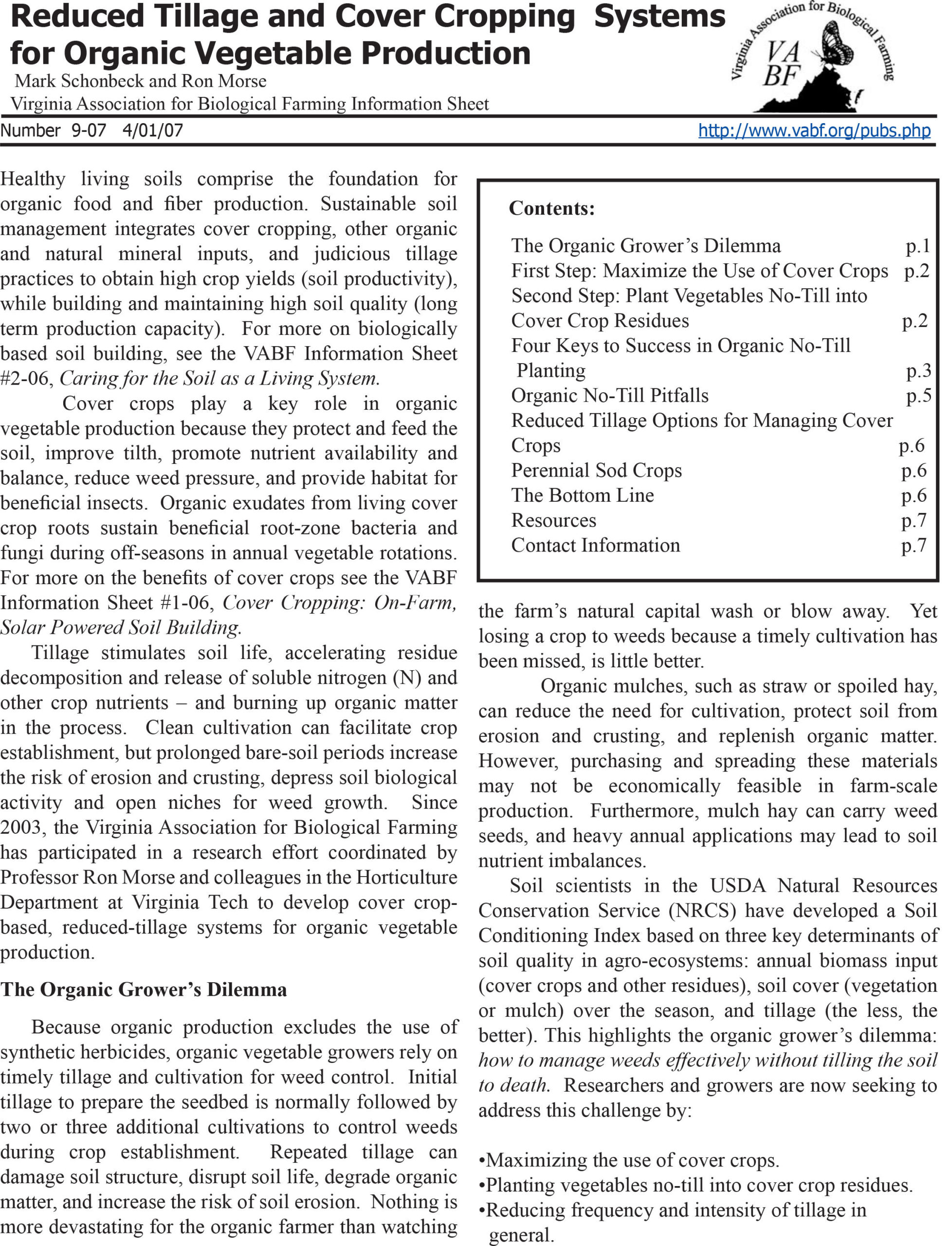 Ridge Tillage Archives - SARE