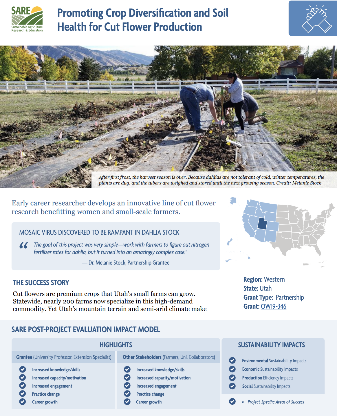 Promoting Crop Diversification and Soil Health for Cut Flower ...
